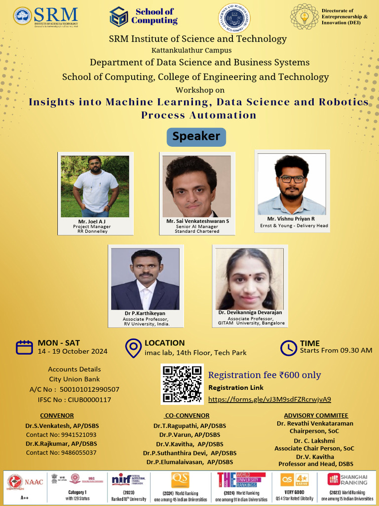 Machine Learning Workshop Registration 2024 | PDF | Cognitive Science ...