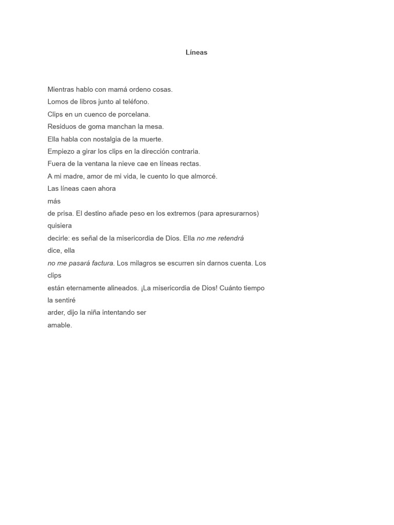 3 Poemas de Anne Carson | PDF