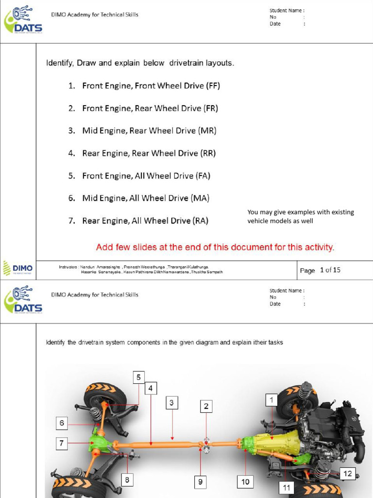Basic Systems & Drive Trains | PDF | Internal Combustion Engine | Brake