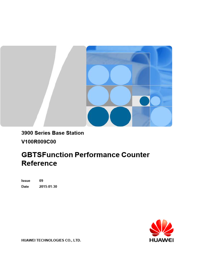 3900 Series Base Station GBTSFunction Performance Counter Reference R09 | PDF | Computer Science ...