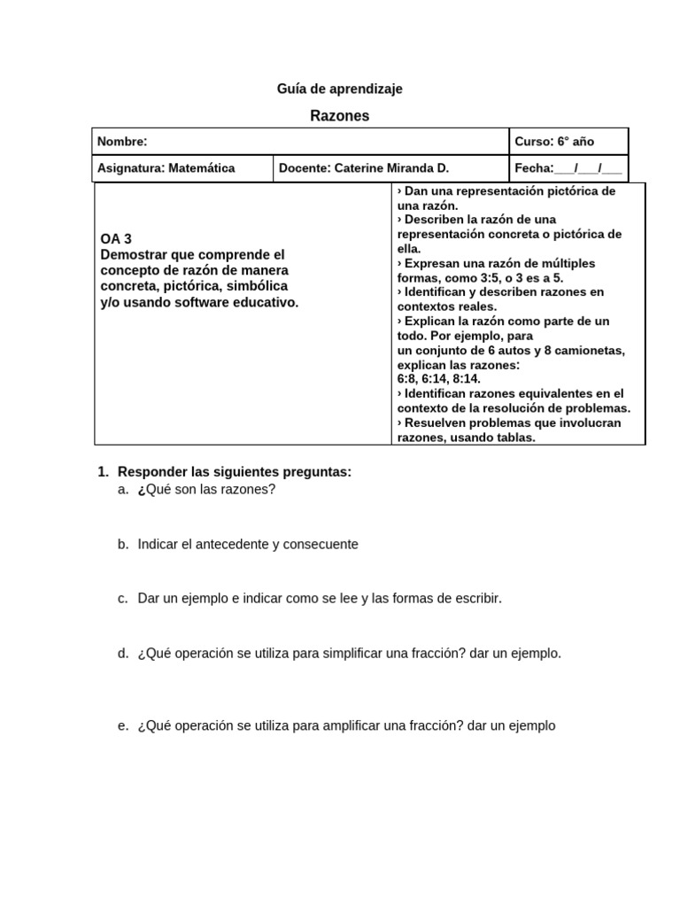 Guía de Apre RAZON | PDF