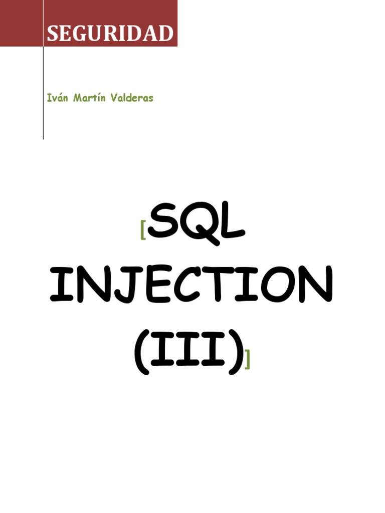 SQL Injection 3 | PDF | Microsoft Access | Databases