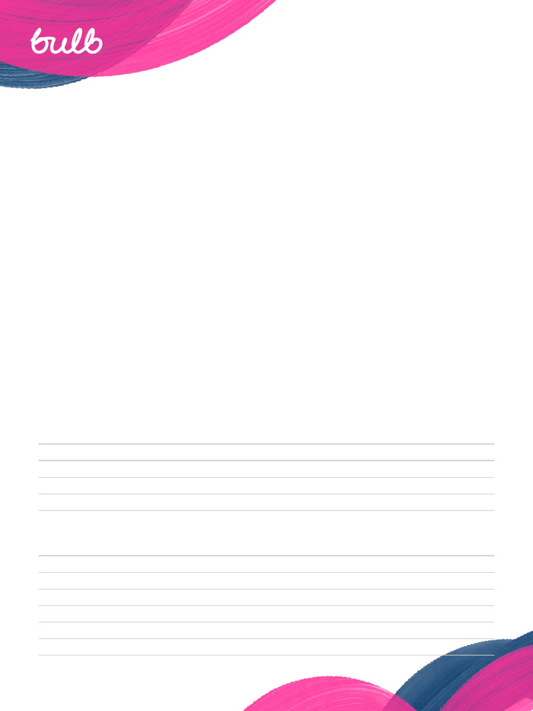 Bulb Residential Welcome Pack (Move In) - 1263525517 | PDF | Credit ...