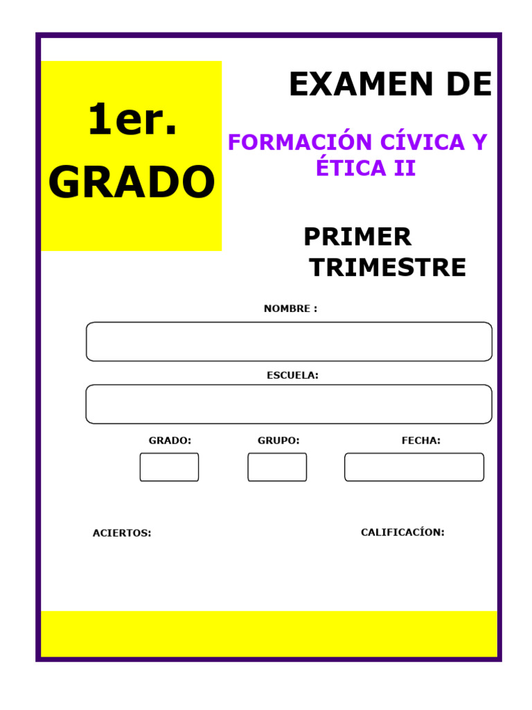 For. Civ. y Eti. 1ro. Tii | PDF | Dignidad | Derechos humanos