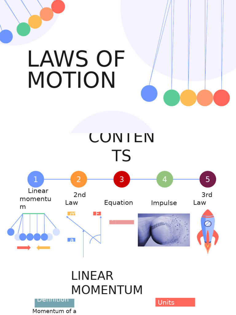 Newton's Laws Infographics by Slidesgo | PDF | Force | Momentum