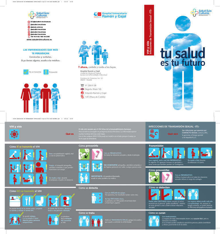 Triptico VIH y Sida Espanol | PDF | Salud y bienestar