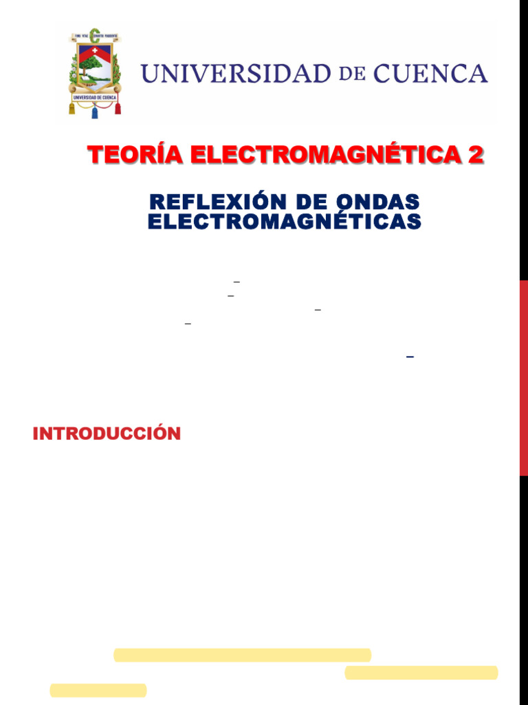 Capítulo 3 - Reflexión de Ondas Electromagnéticas | PDF | Olas | Reflexión (Física)