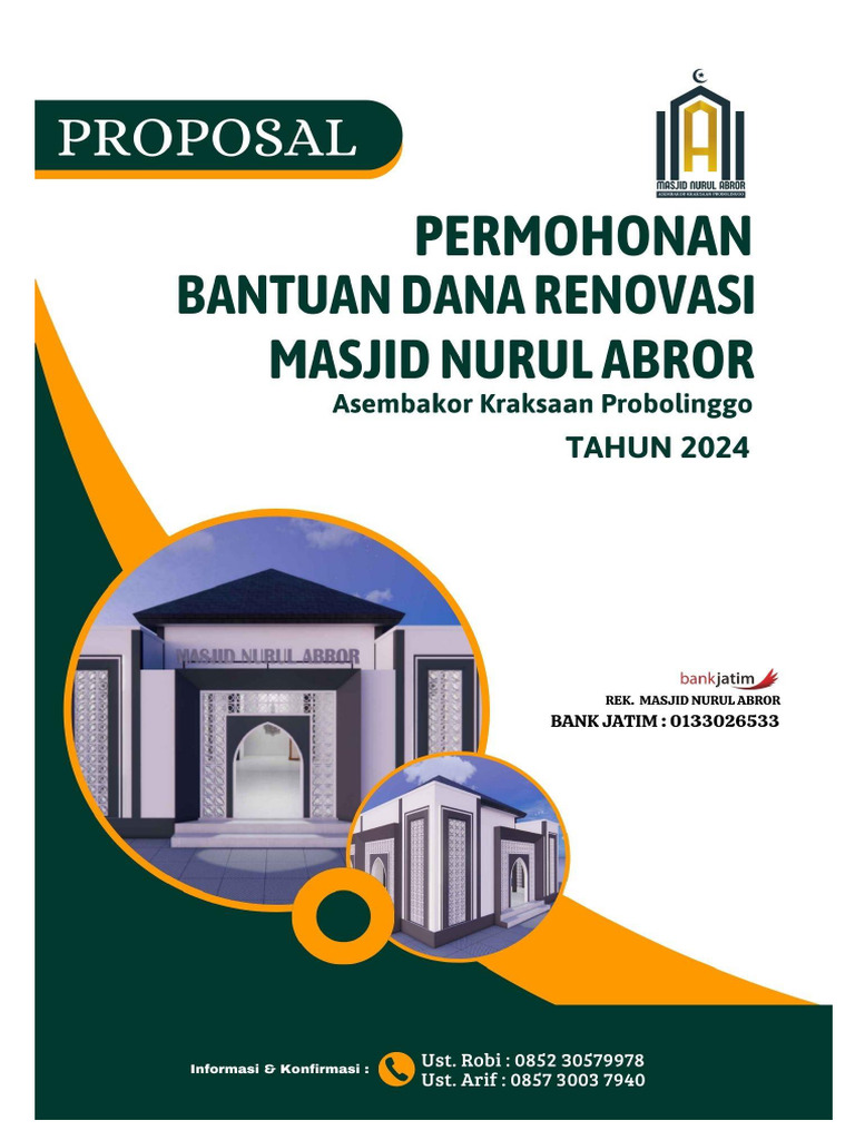 Proposal Bangun Masjid Na OK Revisi | PDF