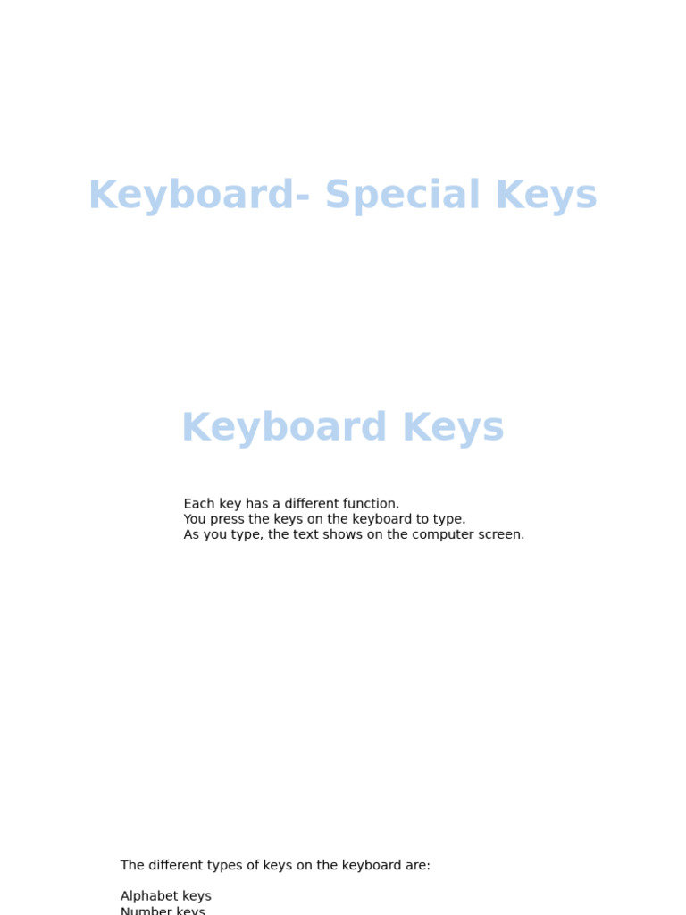 keybaord ppt | PDF | Computer Keyboard | Input/Output