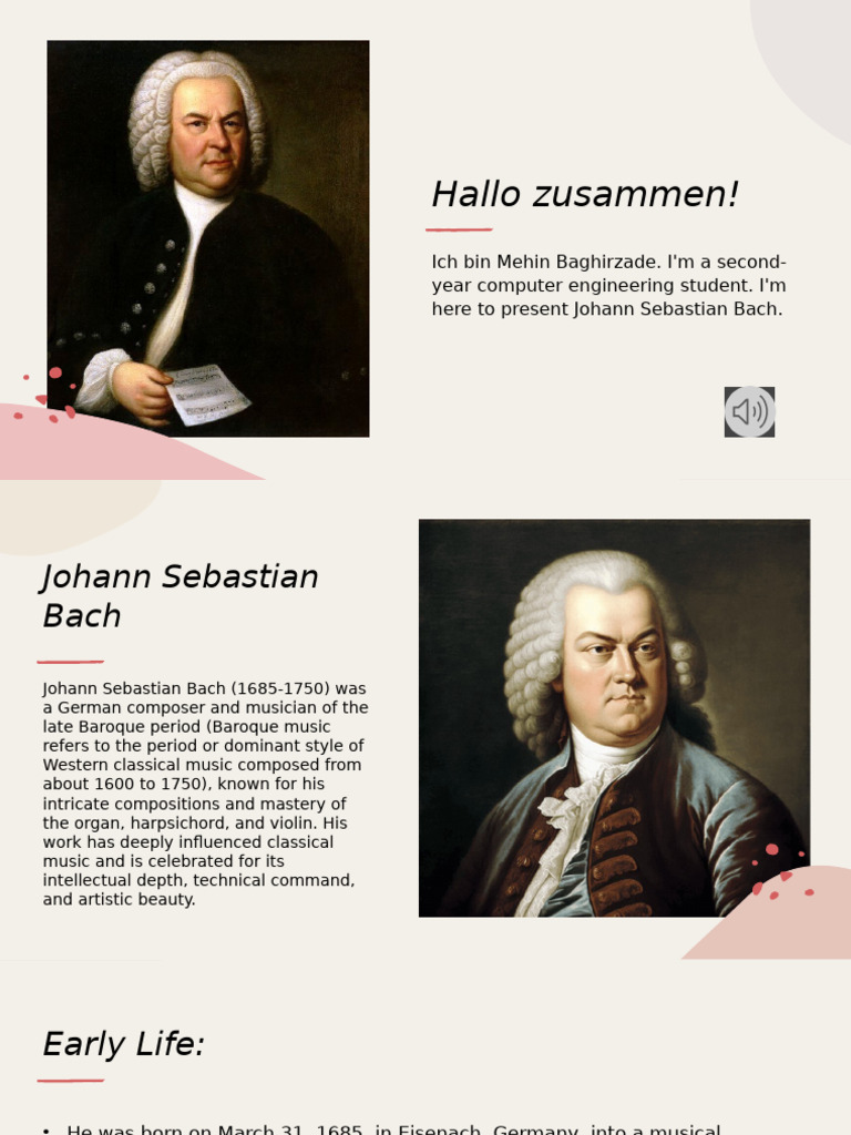 Johann Sebastian Bach (1) | PDF | Johann Sebastian Bach | Choral Music