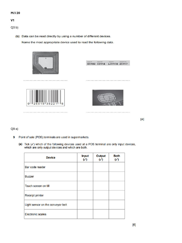 Ict 2020 QP | PDF