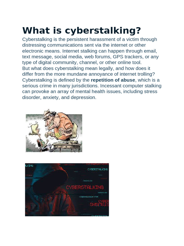 Cyberstalking | PDF