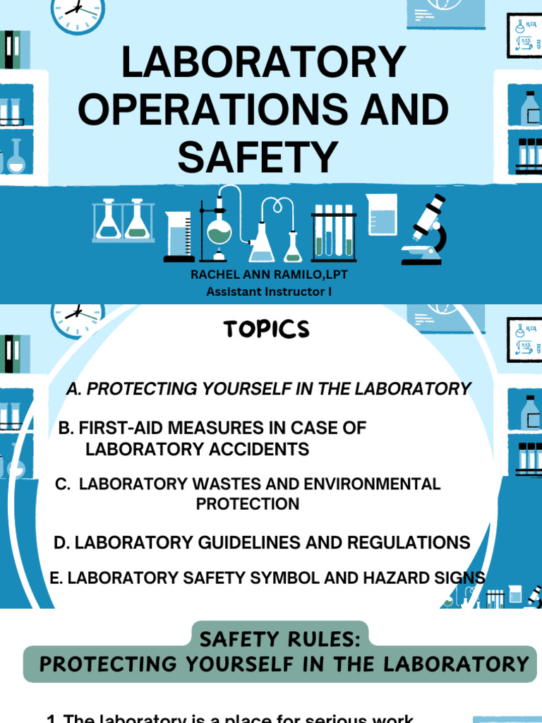 Lab Operations and Safety | PDF | Radiation | Hazards