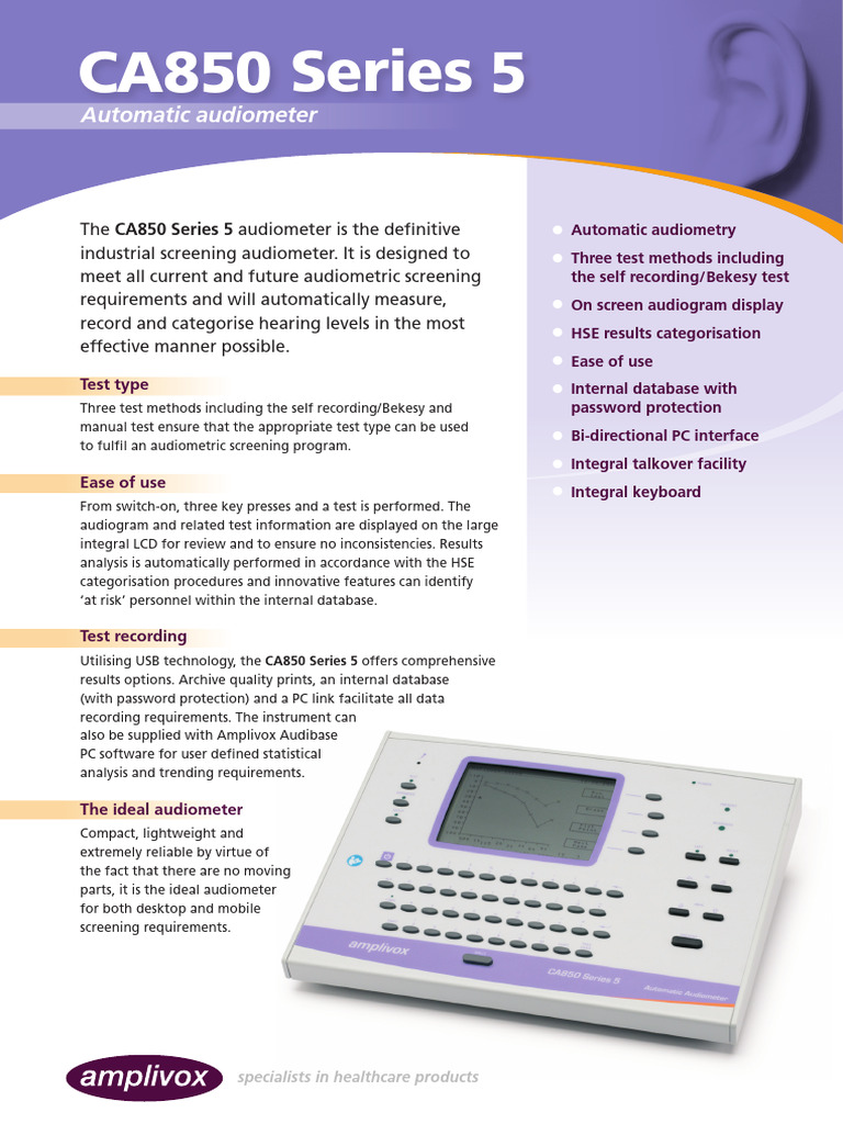 Amplivox-CA850-5 | PDF | Personal Computers | Usability