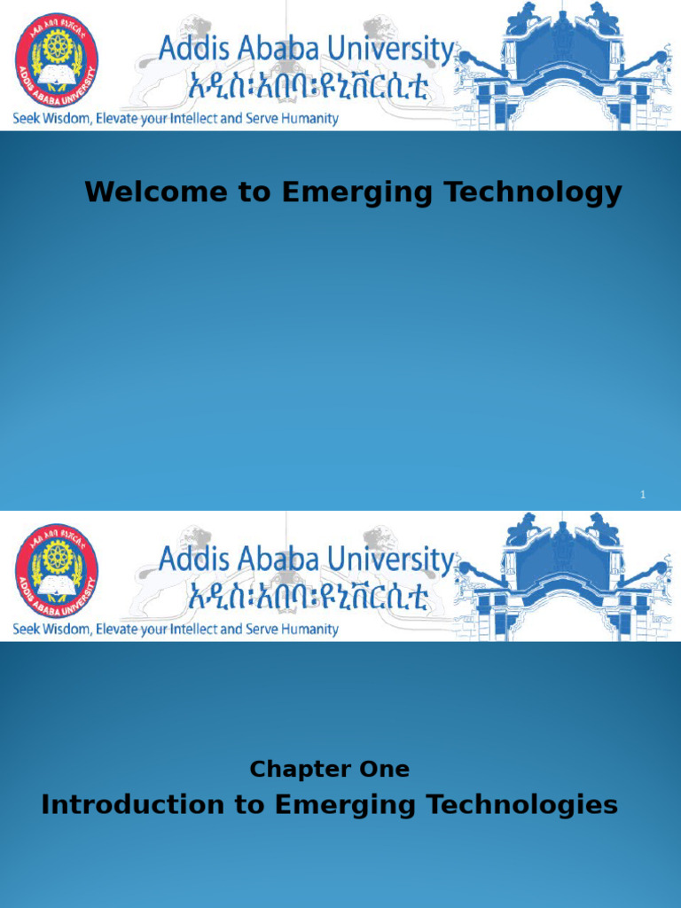 Chapter 1 - Intro To Emerging Technologies | PDF | Human–Computer Interaction | Computer Network