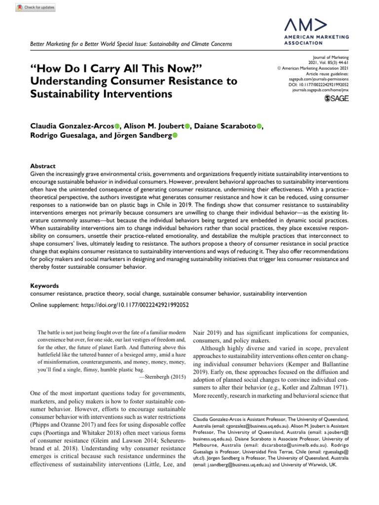 Understanding-Consumer-Resistance-to-Sustainability Interventions | PDF ...