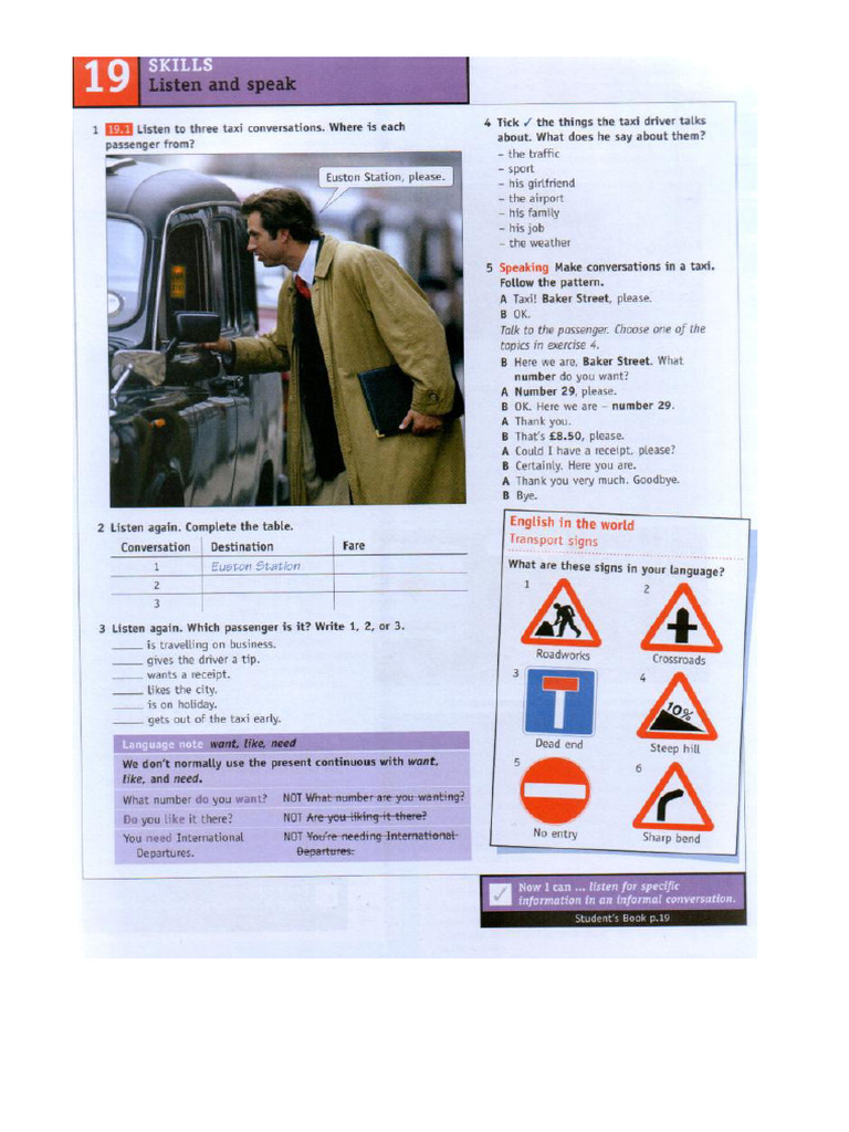 A Taxi Journey | PDF