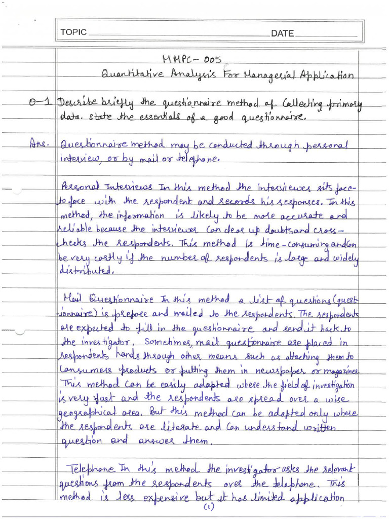 MMPC 05 English July 2024 January 2025 HW | PDF