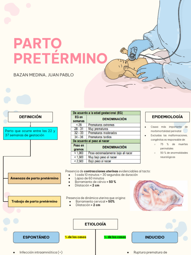 Parto Pretermino | PDF | Parto prematuro | Parto