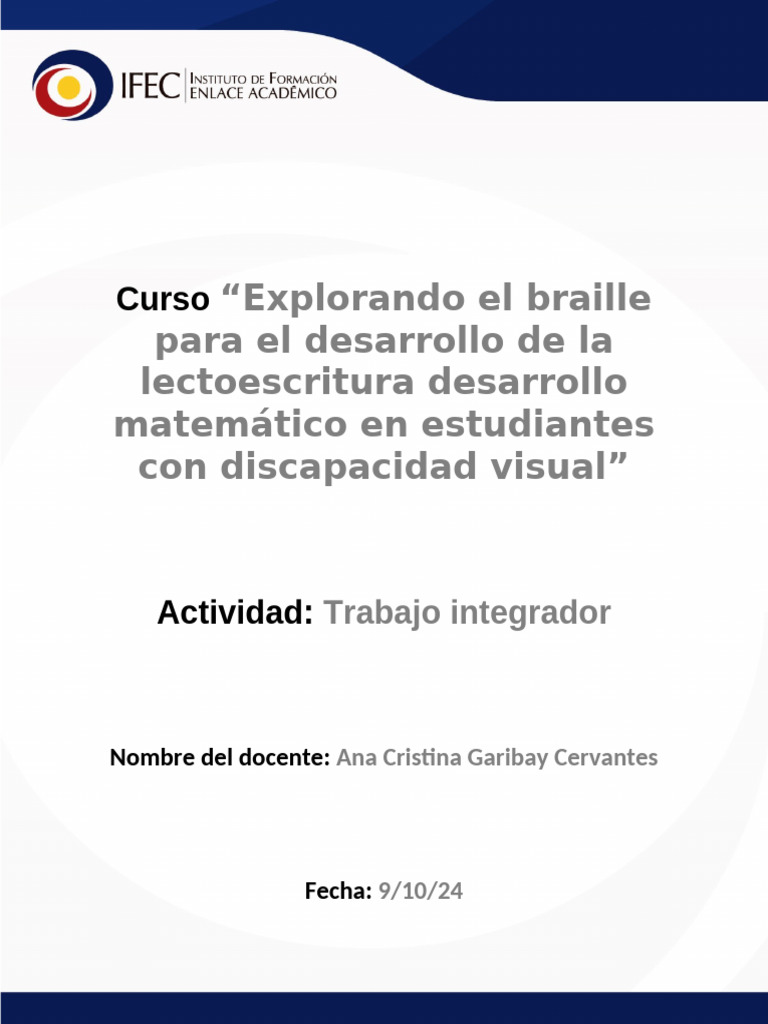 Trabajo Integrador DV LECTOESCRITURA-1 | PDF | Aprendizaje | Las emociones
