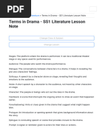 Literature in English Scheme of Work SS1 SS2 SS3 First Term | PDF | Poetry | William Shakespeare