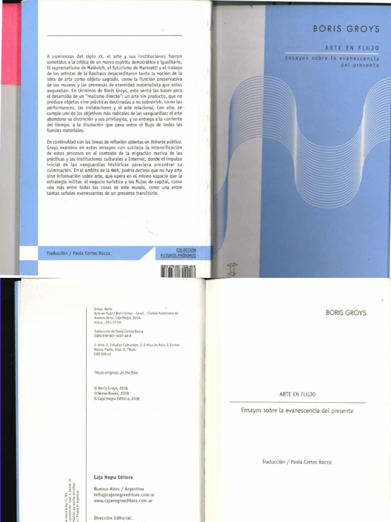 Boris Groys Arte en Flujo | PDF