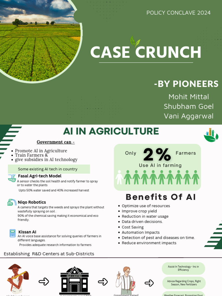 Pioneers - Case Crunch | PDF | Agriculture | Food Security