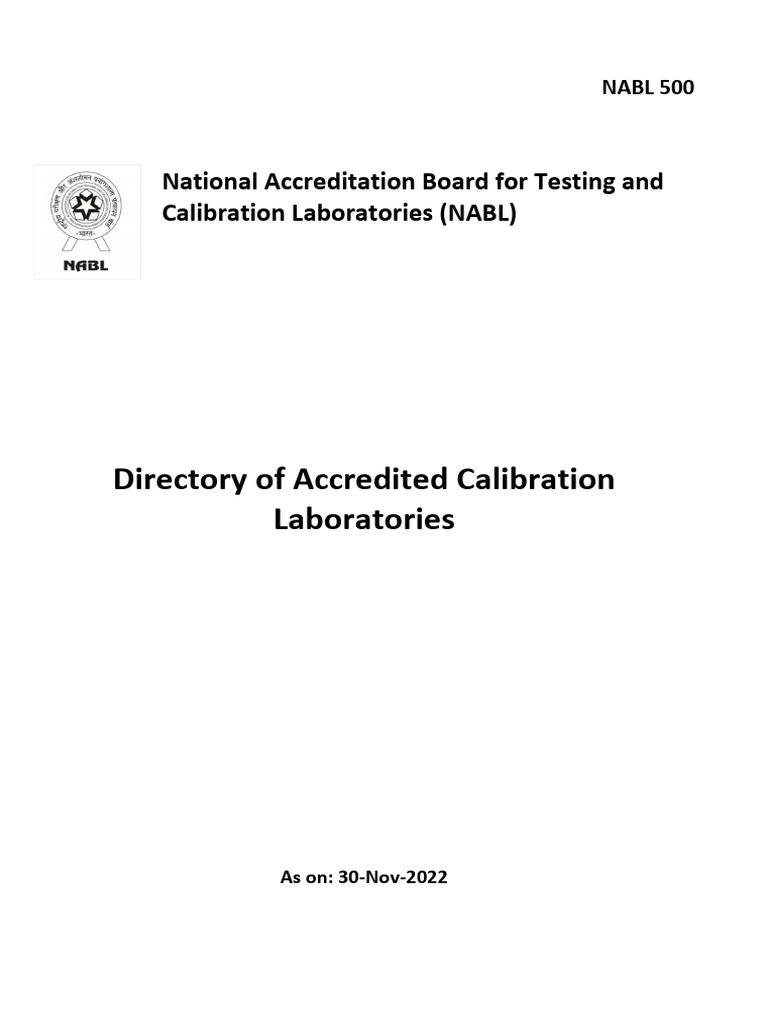 NABL 500 Directory | PDF