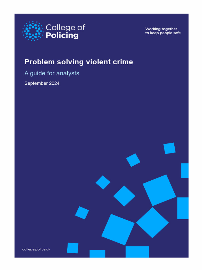 Problem Solving Violent Crime A Guide For Analysts | PDF | Violence | Gun Violence
