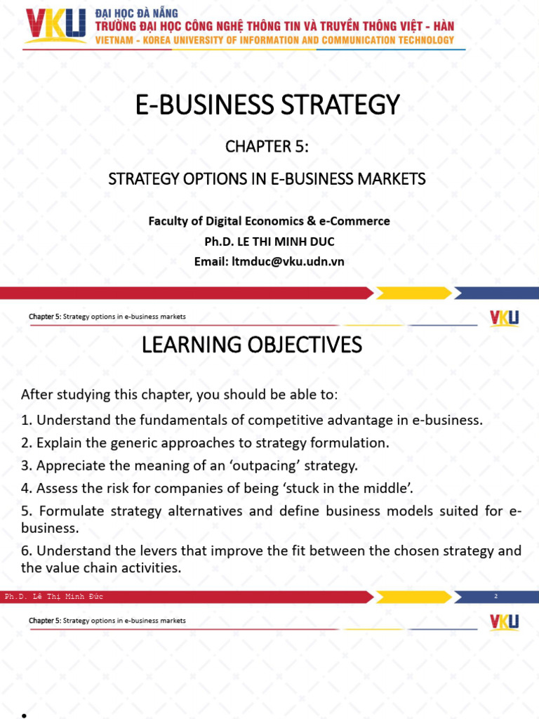 Chapter 5 - EBS - Strategy Options | PDF | Competitive Advantage | Electronic Business