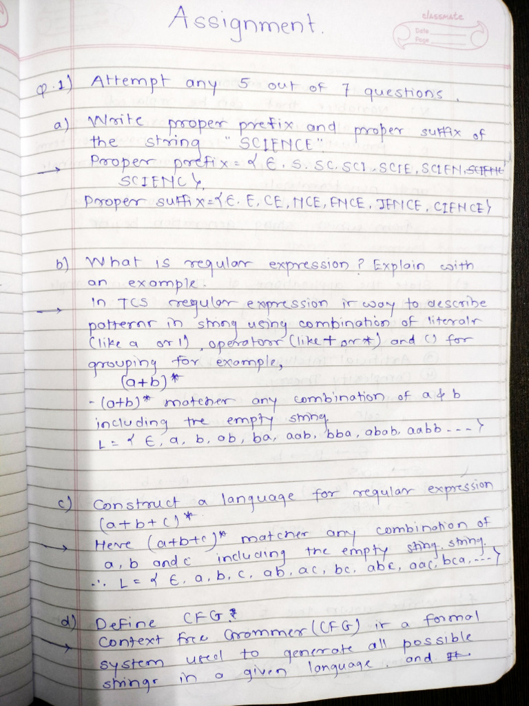 TCS Assignment | PDF