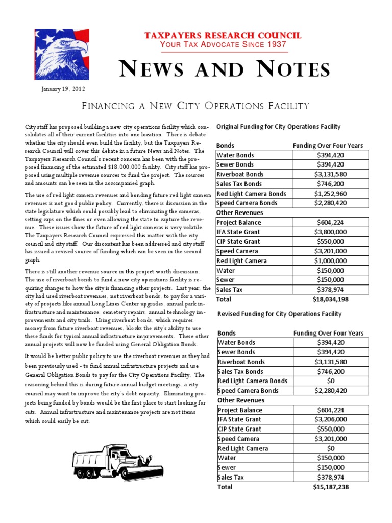 TRC News and Notes 1-19-12 | PDF | Public Housing | Infrastructure