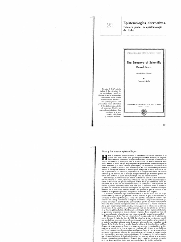 Klimovsky-Las Desventuras Del Conocimiento Cientifico-Cap 21 y 23 | PDF