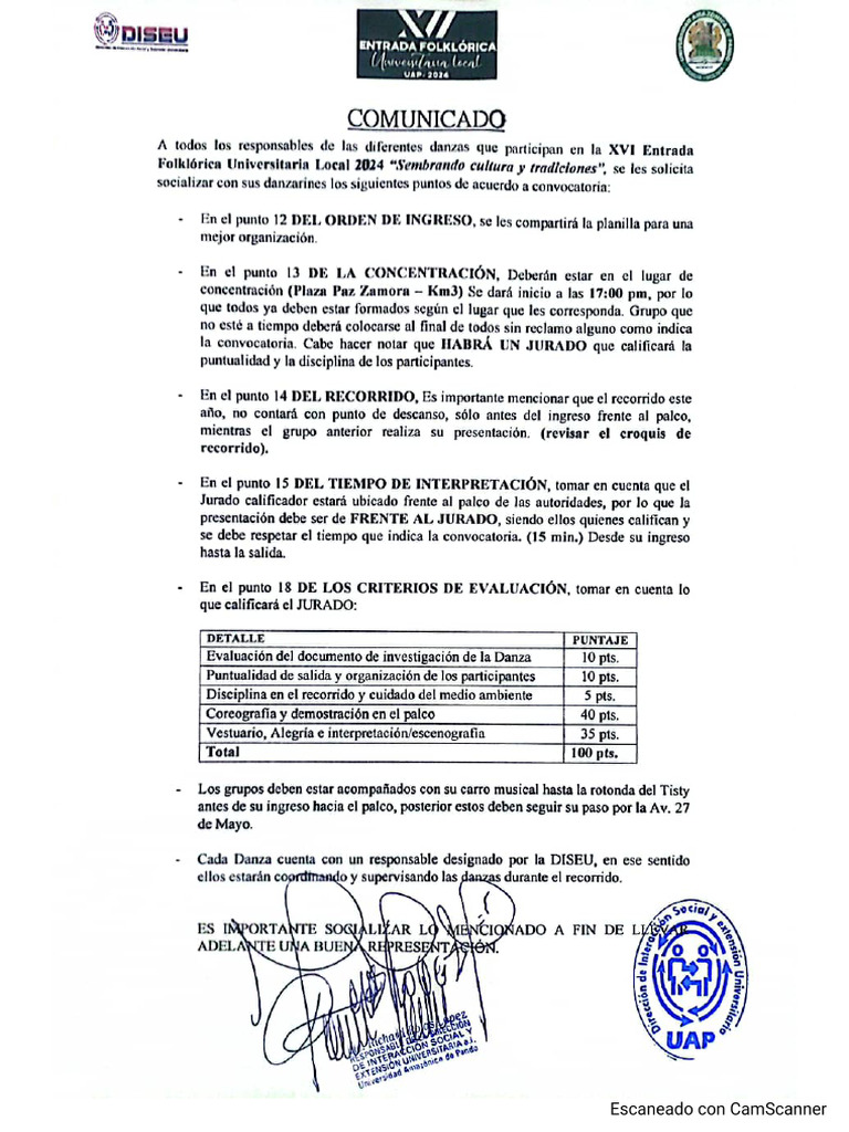 Comunicado Diseu | PDF