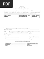 Form 3: Family Details Declaration | PDF | Social Institutions | Social ...