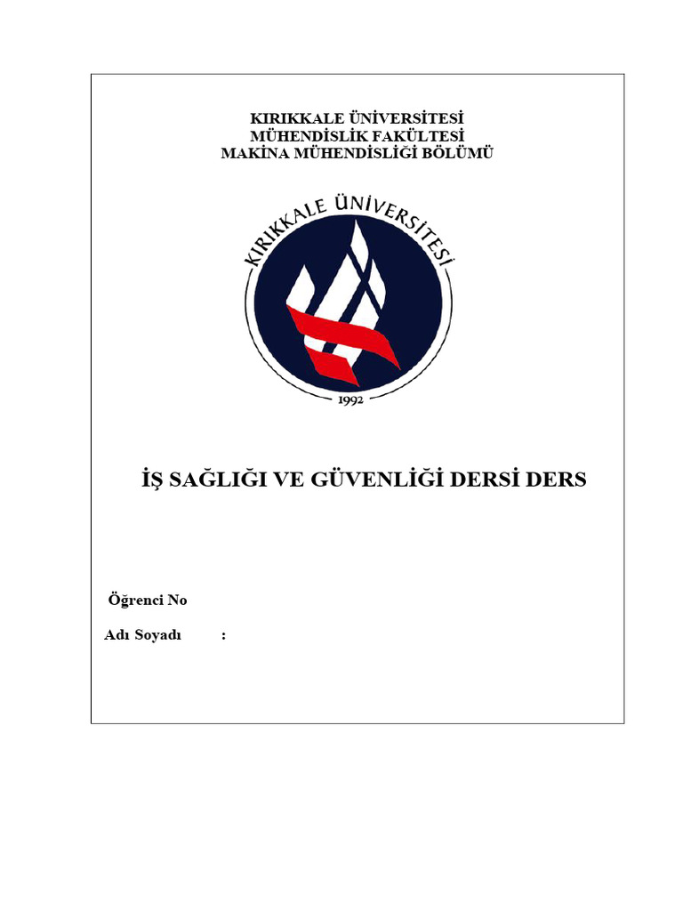 İsg Ders Notlari Volkan Hedef 000202022 | PDF
