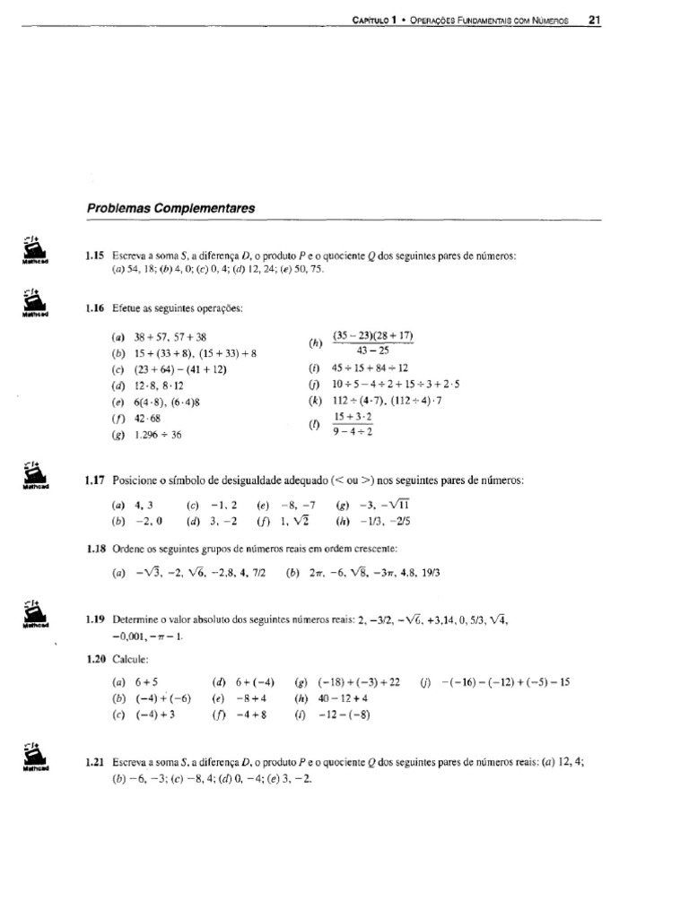 Exercicios Algebra Schaum | PDF