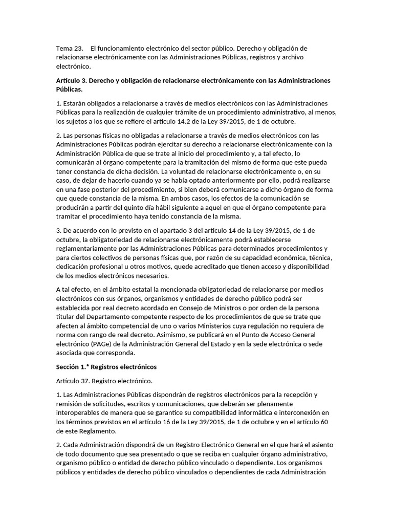 Tema 23 | PDF | Gobierno