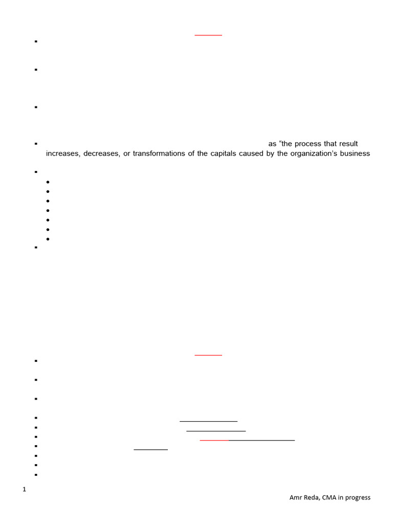 CMA P1 Summary From U.4 To U.14 | PDF | Enterprise Resource Planning | Performance Indicator