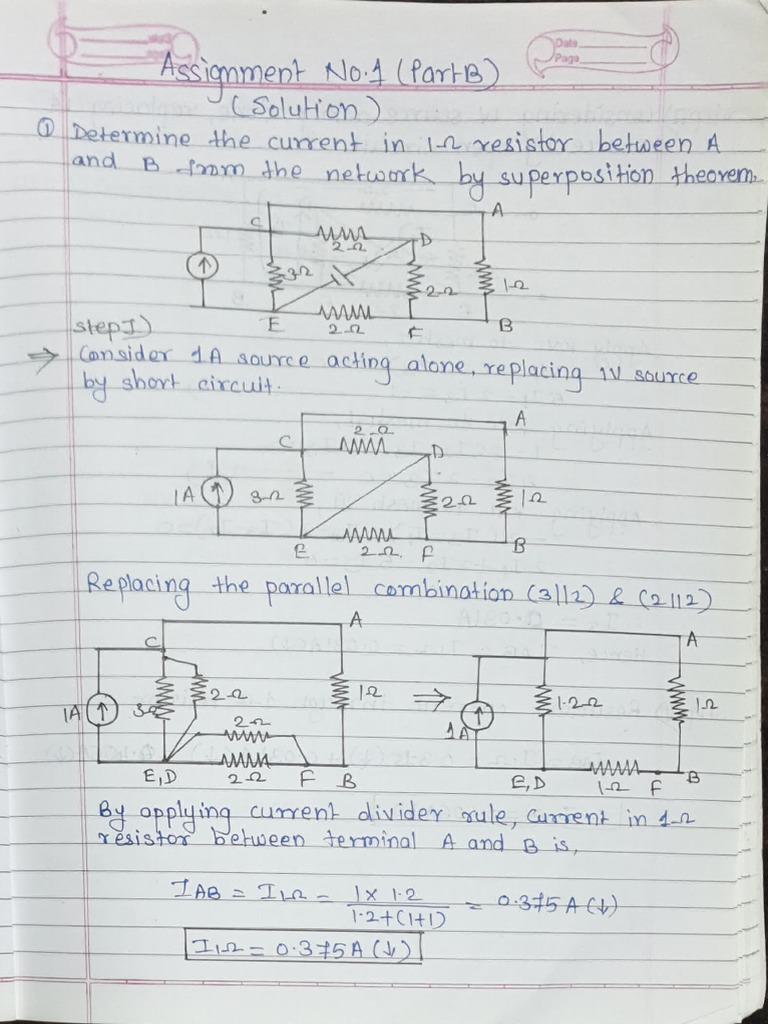 Assignment No 1 (Part B) Solution | PDF