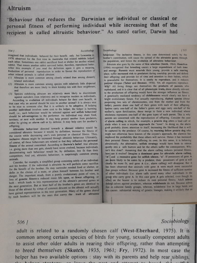 Altruism | PDF