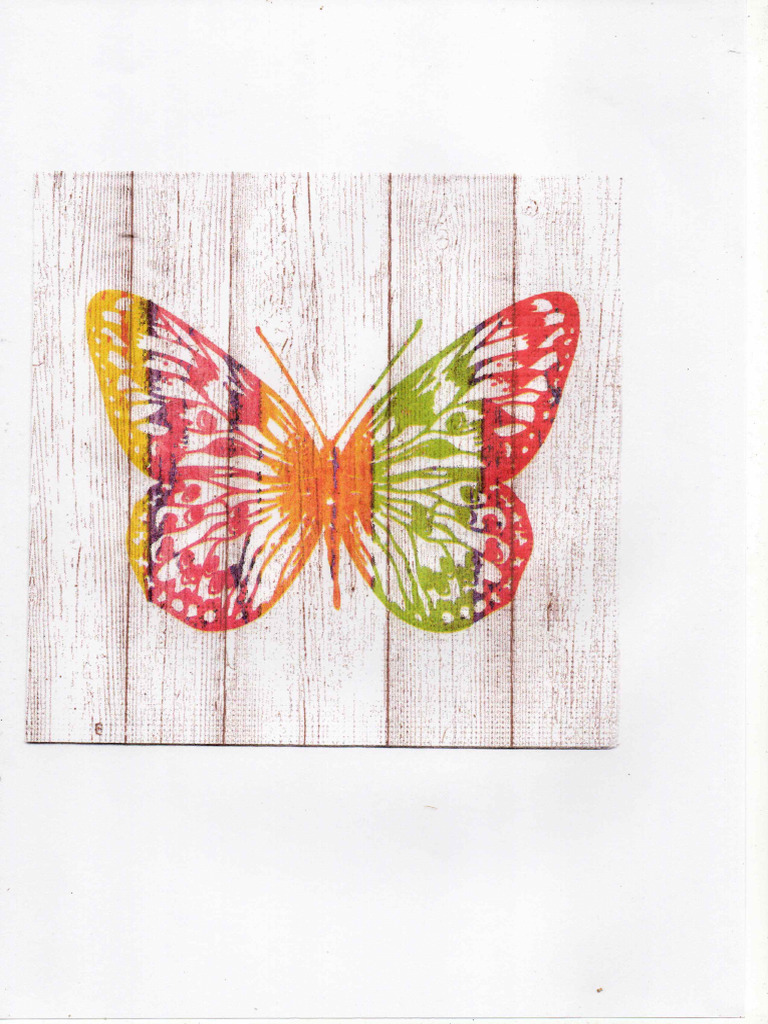 Mariposa decoupage | PDF