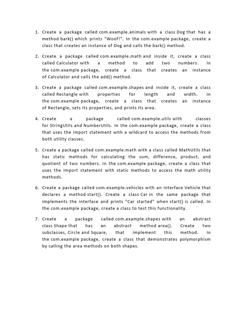 Javalab 7 | PDF | Computers