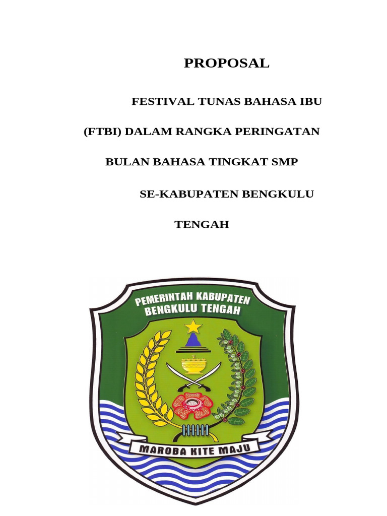 Proposal Kegiatan Bulan Bahasa-RBD 2024 Fix | PDF
