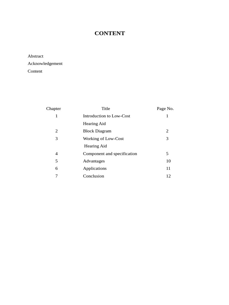 MiniProject Content Page (Siraj) | PDF