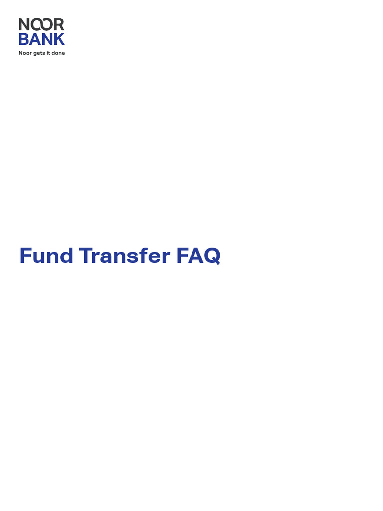 NB_Fund Transfer_FAQ | PDF | Banks | Online Banking