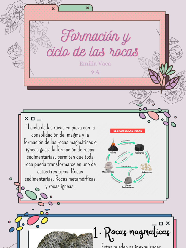 Ciclo de las Rocas: Formación y Tipos | PDF