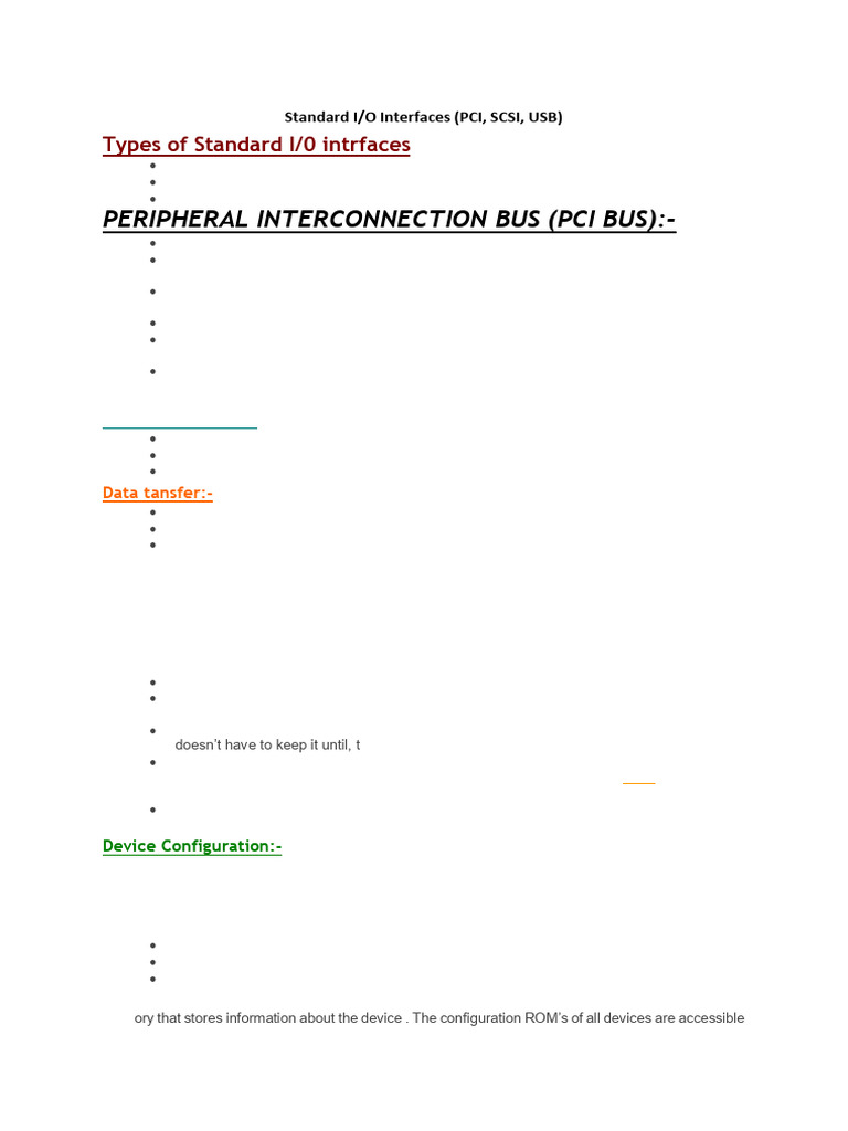 Buses | PDF | Usb | Input/Output Buses | PDF | Usb | Input/Output