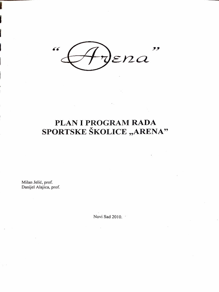 plan-i-program-arene-2010. | PDF
