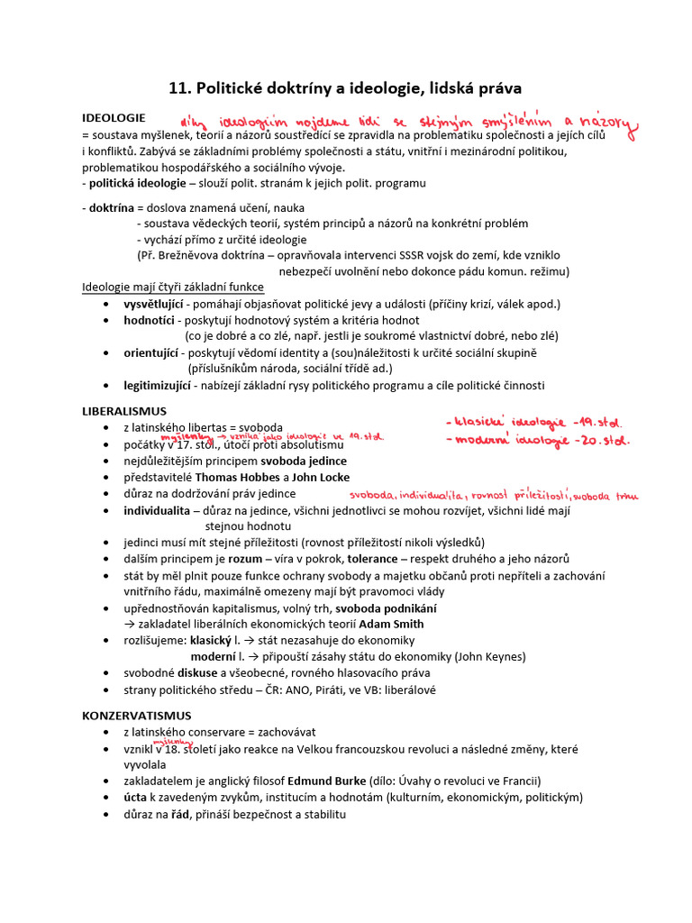 Maturitní Otázka ZSV | PDF